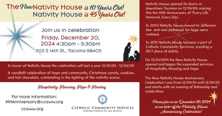 Nativity House Shelter | Catholic Community Services of Western Washington